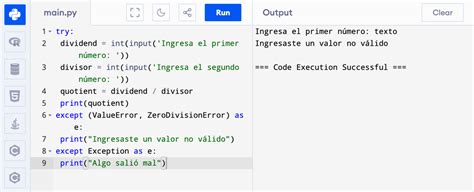 Cómo Atrapar Múltiples Excepciones En Python Guía Simple Codigonautas
