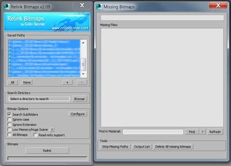 Relink Bitmaps Colin Senner