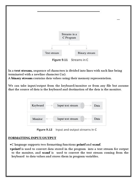 Input And Output Statements In C Pdf Integer Computer Science