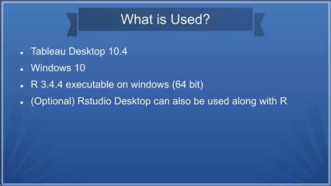 tableau integration with r pptx computer software and applications computing