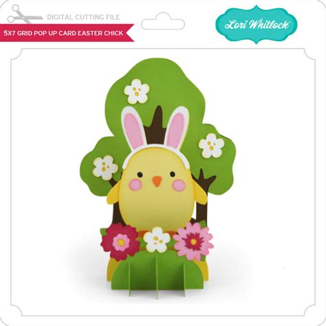 5x7 Grid Pop Up Card Easter Cross Lori Whitlocks Svg Shop