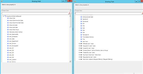 Pre Populating Fields In Service Manager When A User Is Selected In The