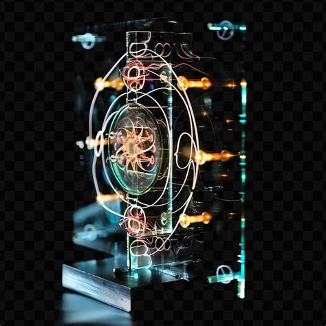 Premium Psd Fermionic Gate With Exclusion Principle And Silver Fermions Design Cnc Frame Art