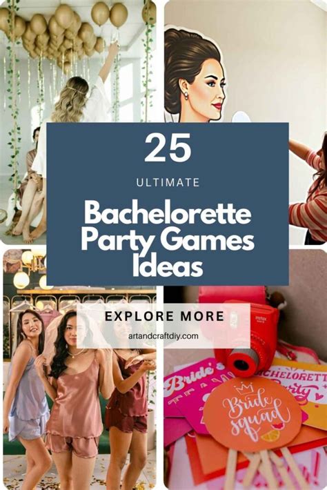 Ultimate Bachelorette Party Games Ideas Diy Art And Crafts Ideas For