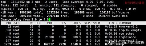 Linux top命令 个快捷键功能 linux快捷键命令
