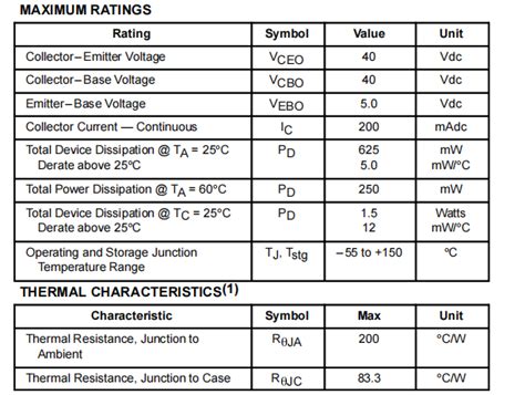 2n3906 Transistor Pinout Application Notes And Equivalents