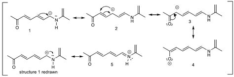Solved Question 5 The Following Resonance Structures Are Chegg Com