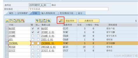 Sap Abap 创建数据库表、数据元素abap 数据元素 Csdn博客 Sap Abap 创建数据库表、数据元素abap 数据元素 Csdn博客