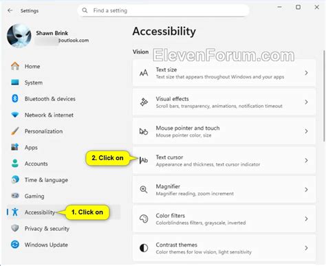 Change Text Cursor Blink Rate In Windows 11 Windows 11 Forum