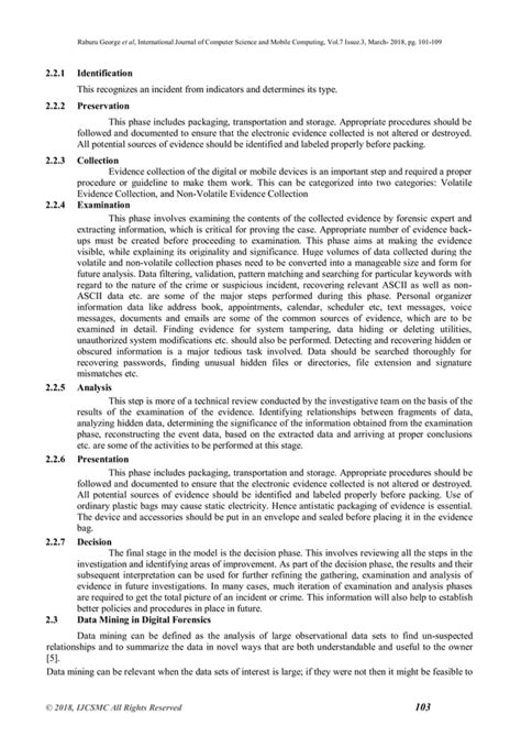 applying data mining principles in the extraction of digital evidence pdf