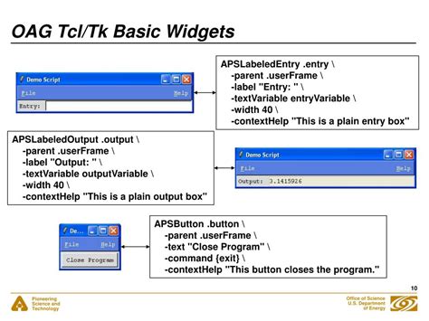 Ppt Tcl Tk And The Oag Tcl Tk Environment Powerpoint Presentation