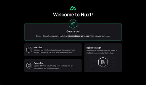 nuxt starter templates and themes vercel