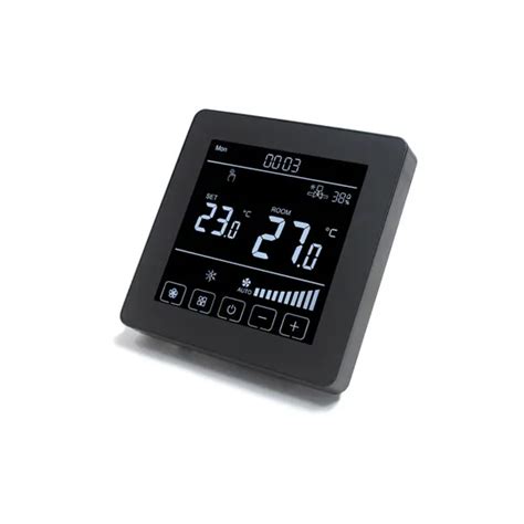 Hotowell Ec Fan Controller Digital Room Thermostat With Modbus Control Fan Coil Unit Digital
