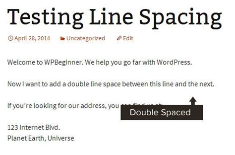 How To Add A Line Break In Wordpress New Line Spacing Ads Wordpress Wpbeginner