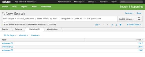 Send Search Job Metadata Splunkbase
