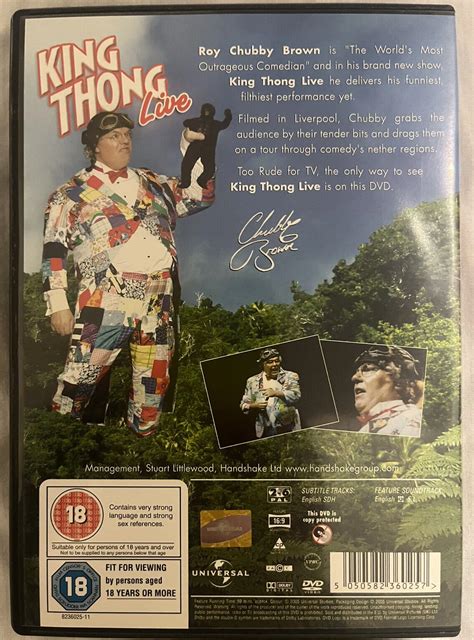 Roy Chubby Brown King Thong Cic Video With Universal And Paramount