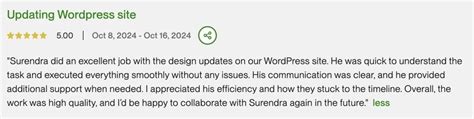 Surendra Kumar On Linkedin Upworkjourney Upworksuccess Freelancerlife Wordpressdesign