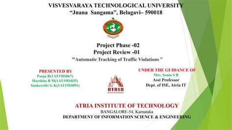 Automatic Tracking Of Traffic Violations Using Machine Learning Pptx