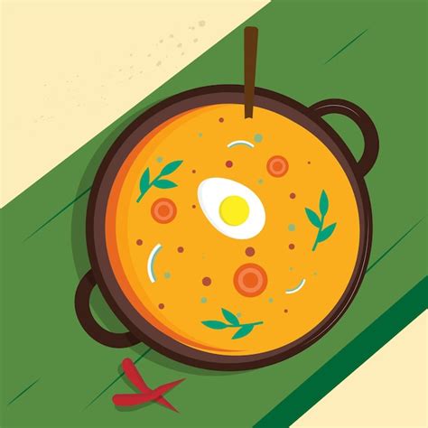 Premium Vector Hot Soup Vector