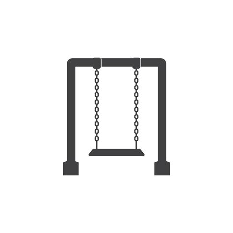 Silhouette Of A Swing 60281539 Vector Art At Vecteezy