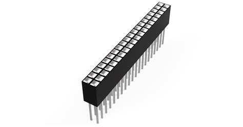 2x20 Pin Dip Socket By Sireinsectus Download Free Stl Model