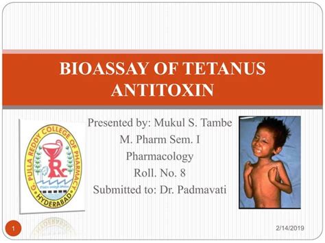 Tt Antitoxin Pptx