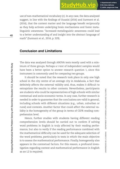Analysing Mathematical Word Problem Solving With Secondary Education