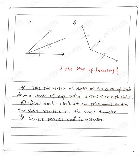 solved d bisect an angle follow the 3 steps in exploration no 4 to