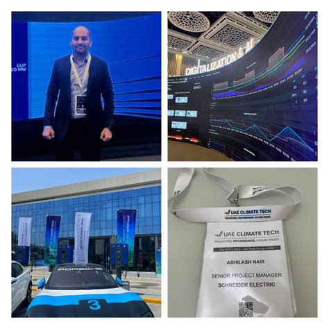 Abhilash Nair Pmp® On Linkedin Uaeclimatetech Adnoc Masdar Schneiderelectric Energy