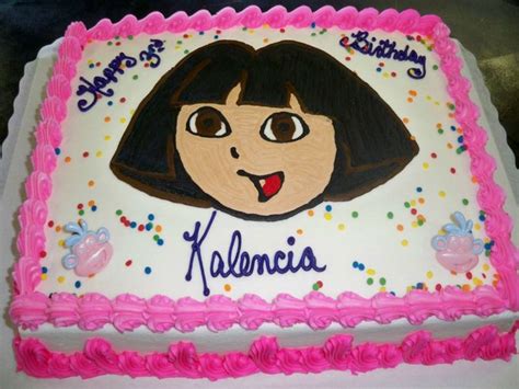 Dora Face Cake