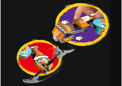 View Lego® Instruction 80025 Sandys Power Loader Mech Lego