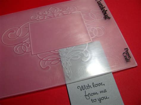 Using Plastic Stencils In The Cuttlebug Artofit