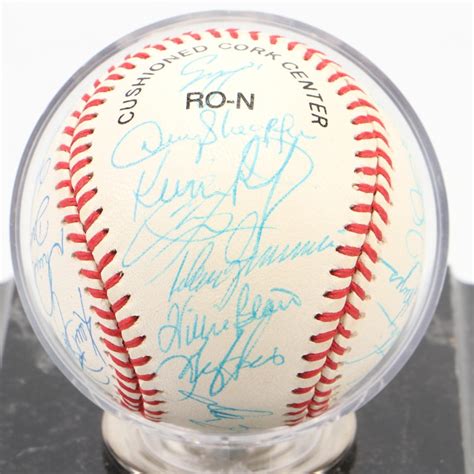 1994 Colorado Rockies Team Signed Baseball Zimmer Galarraga Bichette