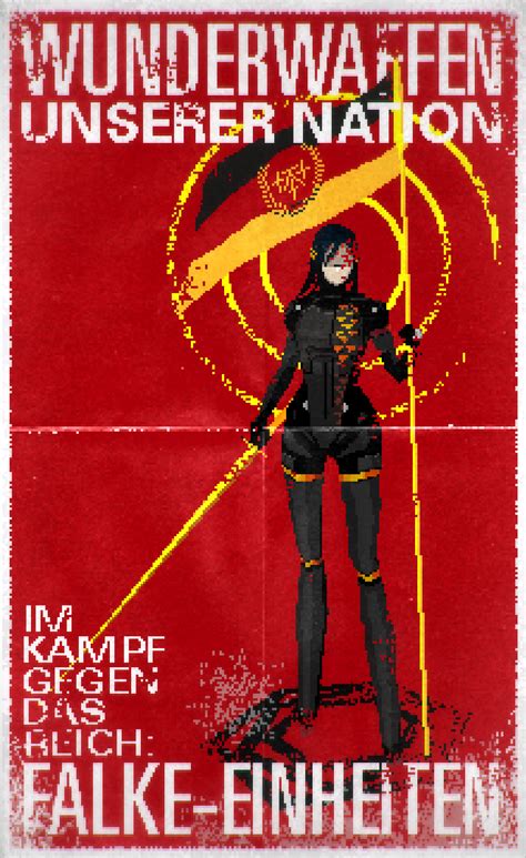 German Signalis Poster Vertical Flkr Pixel Art Digital Art