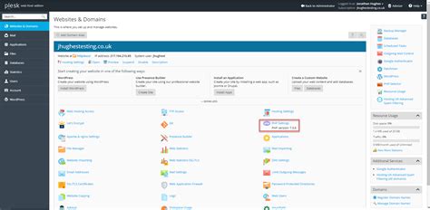 Hosting Uk Updating Php Version In Plesk