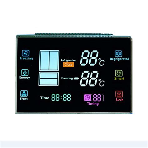 Custom Size Lcd Display Screen 7 Segment Va Lcd High Contrast Display