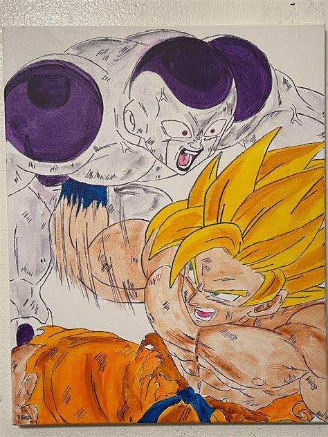 How To Draw Goku Vs Frieza
