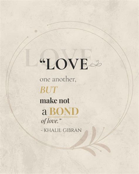 Khalil Gibran Printable Poster Poetry Quote On Love Printable Wall