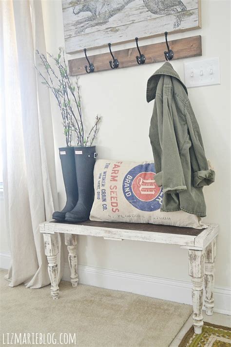 DIY Rustic Bench Liz Marie Blog