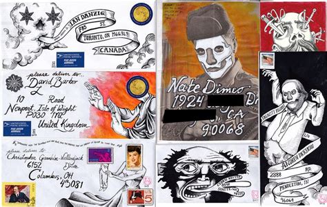 Mail Art In August 2017 Mail Art Decorated Envelopes Post Cards