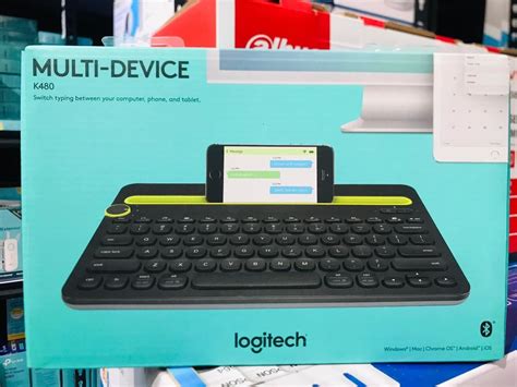 Logitech K480 Bluetooth Multi Device Keyboard Black Computers And Tech Parts And Accessories