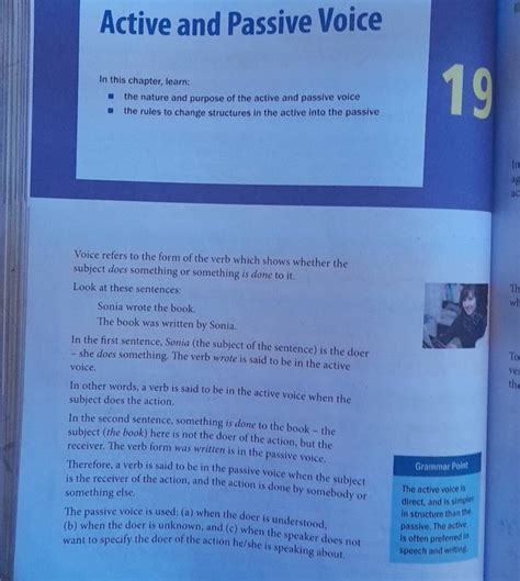 Active And Passive Voicein This Chapter Learnthe Nature And Purpose O