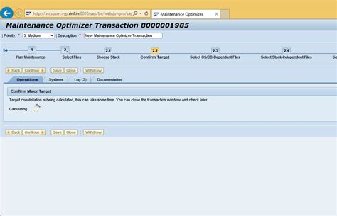 VENKAT SAP BASIS MOPZ Maintenance Optimizer Tool