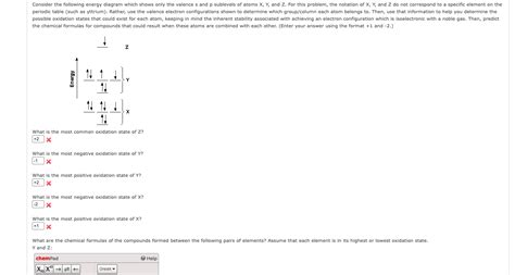 Solved What Is The Most Common Oxidation State Of Z 20