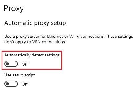 3 Ways To Disable Proxy Settings In Windows 10
