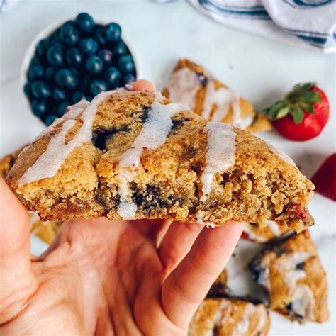 Mixed Berry🍓protein Scones Are So Easy To Make Ahead For A Sweet