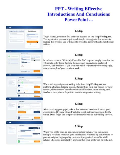 Ppt Writing Effective Introductions And Conclusions Powerpoint Pdf