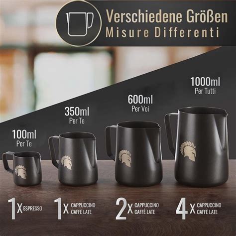 Roestvrijstalen Melkkannetje 350ml Voor Latte Art Perfect Voor Thuis Barista Bol