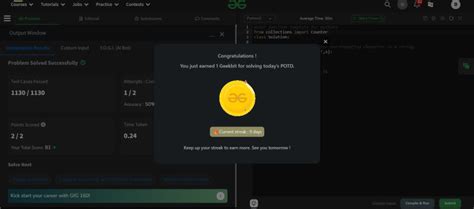 Dhanushkoti Ch On Linkedin Gfg160 Geekstreak2024 160daysofcoding