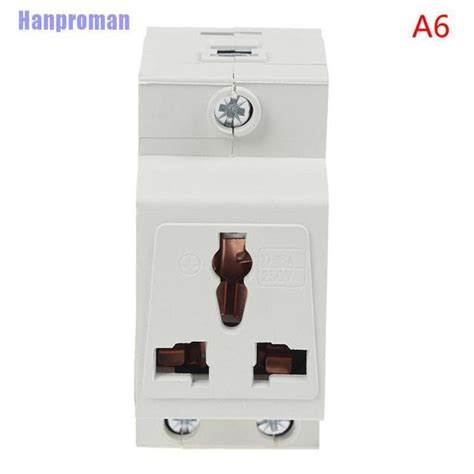 Hanproman Din Rail Mount Ac Power Ac30 Modular Socket 10 16a 250v Ac Socket Connector Daraz Pk